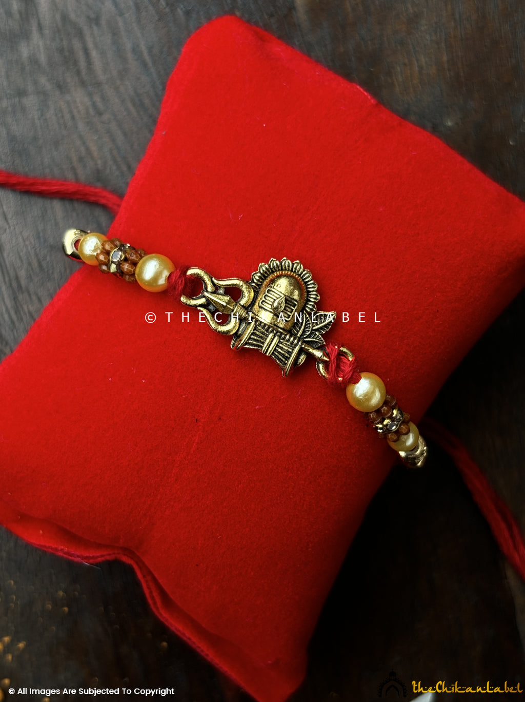 Pack Of 2 Mahakaal Rakhi with Rudraaksh for Raksha Bandhan